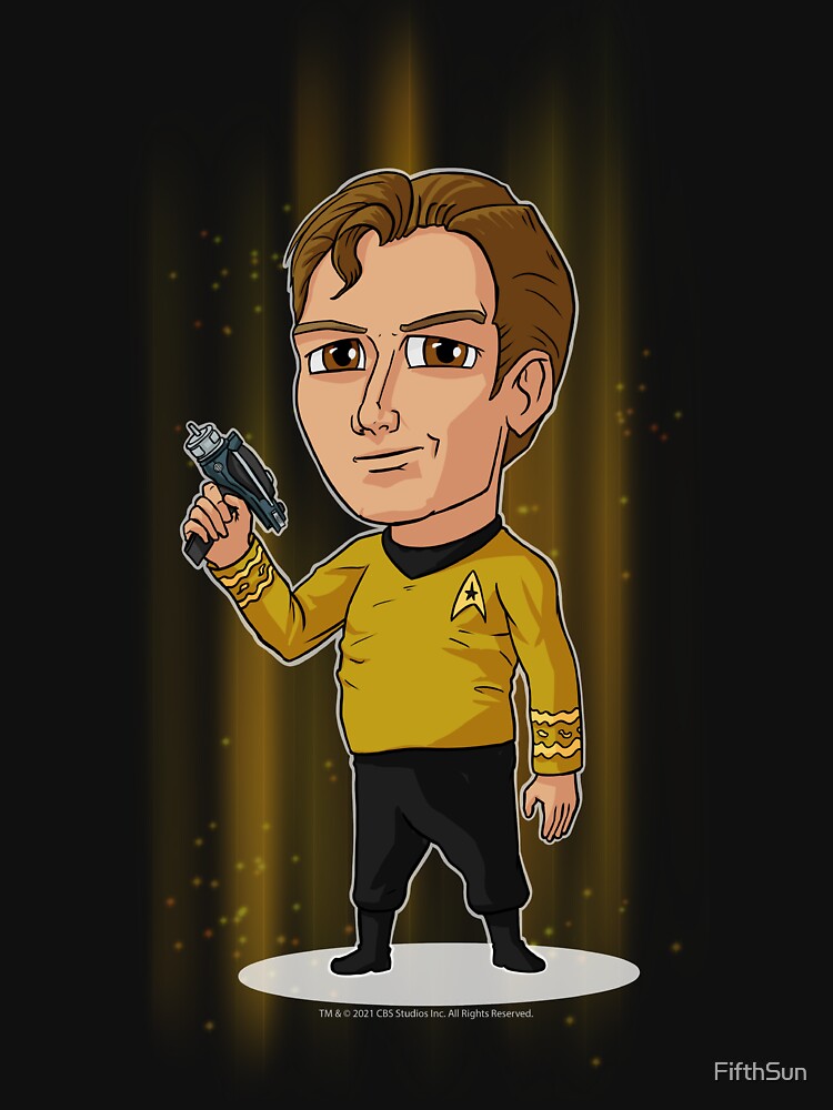 "Star Trek: The Original Series Captain James T. Kirk Cute Chibi Poster ...