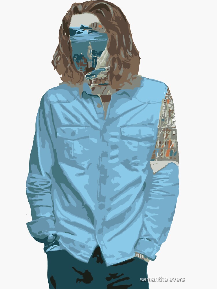 "Hozier" Sticker for Sale by samantha evers | Redbubble