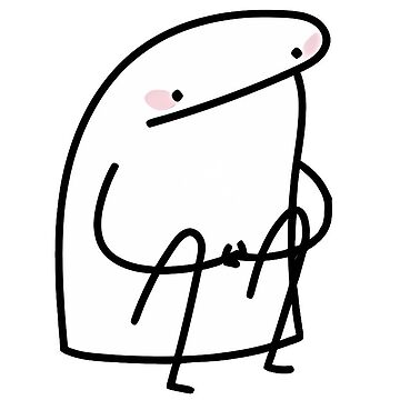 "Flork sitting cutely" Sticker for Sale by bippity-boppity | Redbubble