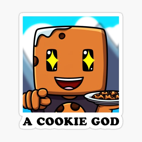 "A COOKIE GOD FUNNY MMXVI" Sticker for Sale by MiriamStore2 | Redbubble