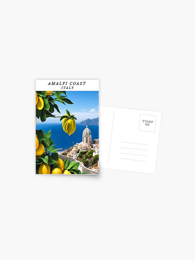 "Amalfi Coast Italy Lemon" Postcard for Sale by Tamas Das | Redbubble