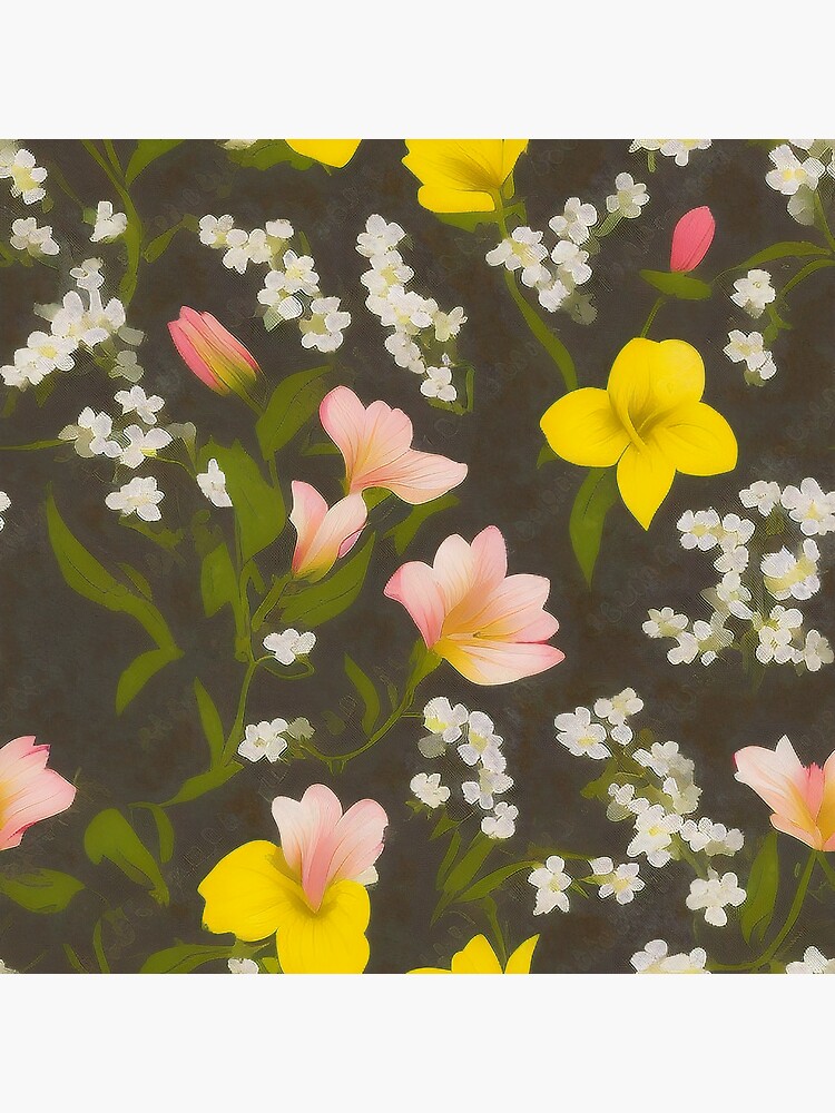 "Beautiful Matte Painted Lilies" Sticker for Sale by FiaFiaPress ...