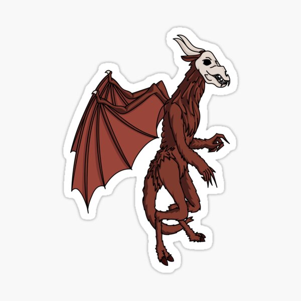 "Cryptid- Jersey Devil" Sticker for Sale by Jessica Quintana | Redbubble