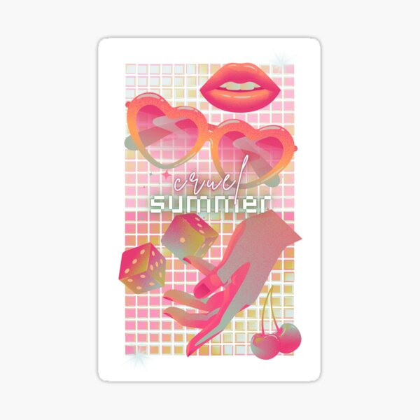 "cruel summer" Sticker for Sale by wldvlt | Redbubble
