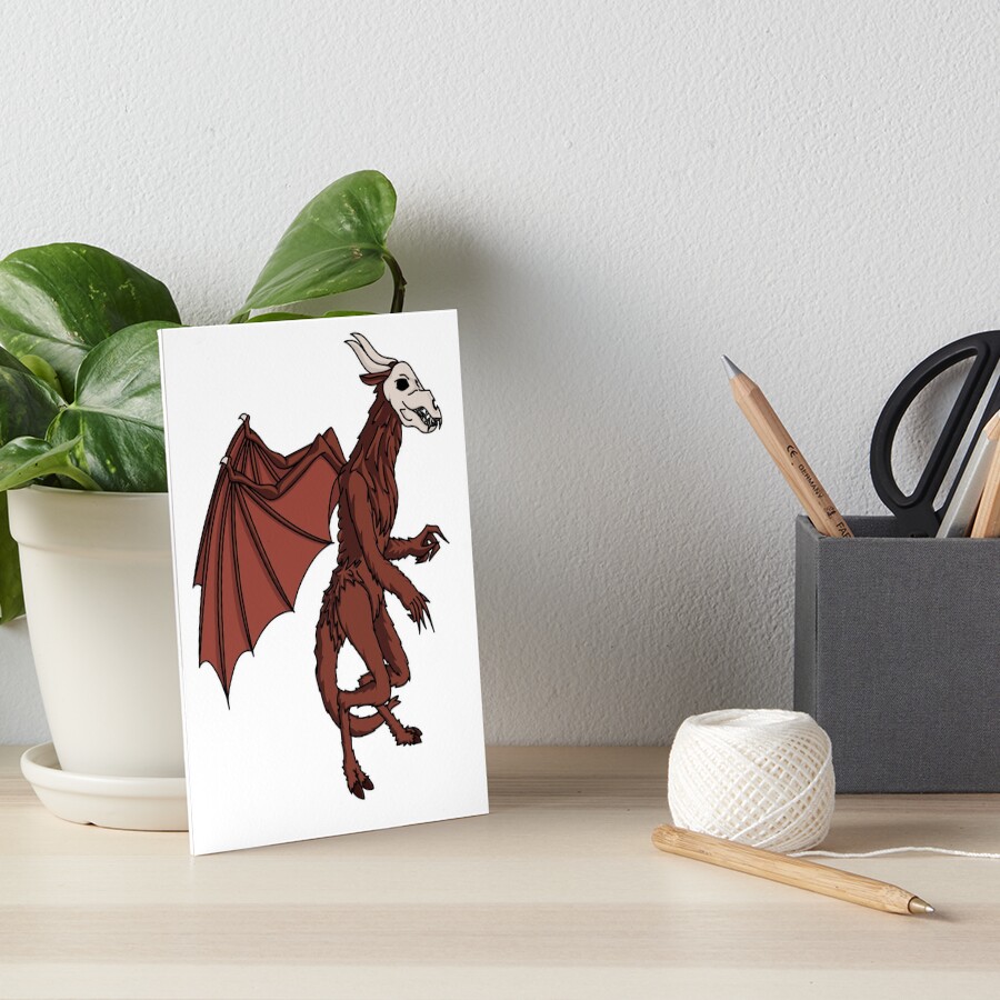 "Cryptid- Jersey Devil" Art Board Print by DeathToLife | Redbubble