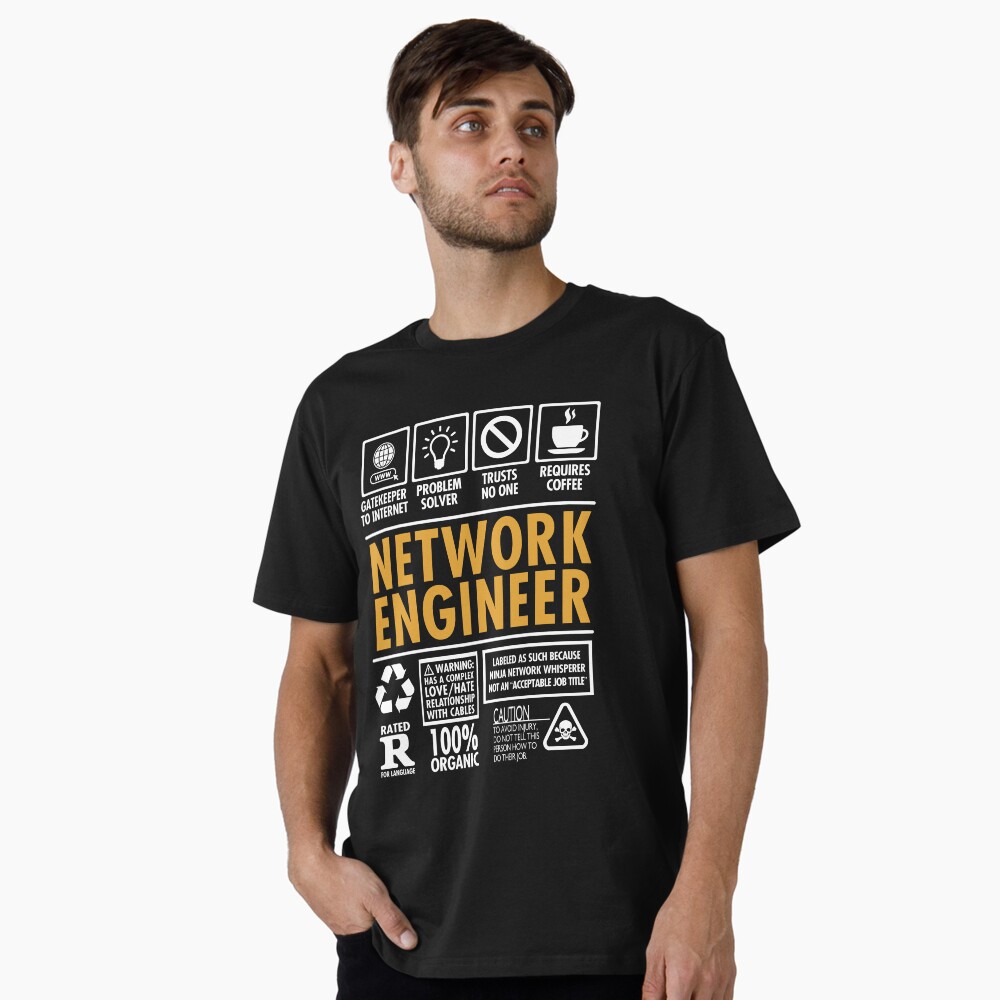 "Network Engineer Gatekeeper of the Internet Funny" Sticker for Sale by ...