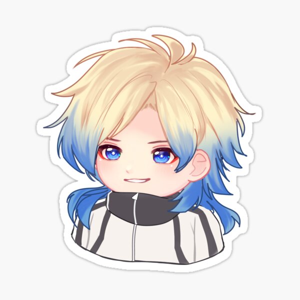 "Michael Kaiser Blue Lock" Sticker von AmigurumiShop | Redbubble