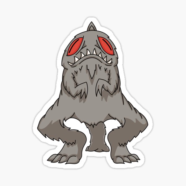 "Cryptid- Enfield Monster" Sticker for Sale by DeathToLife | Redbubble