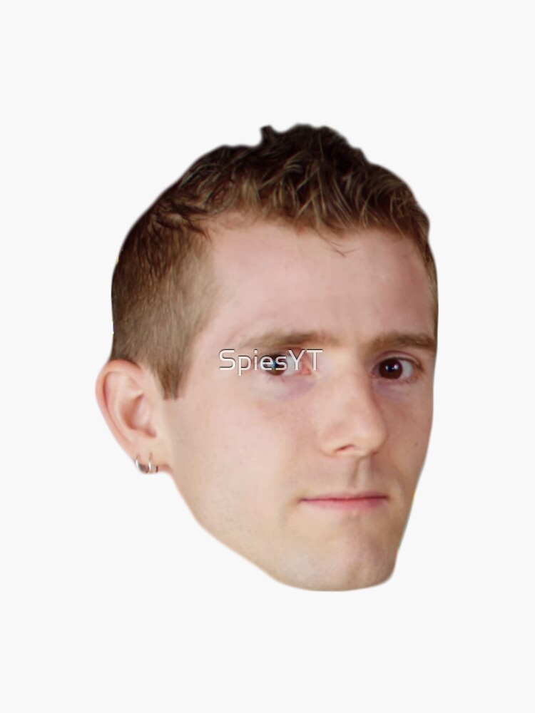 "LinusTechTips - Stare Face" Sticker by SpiesYT | Redbubble