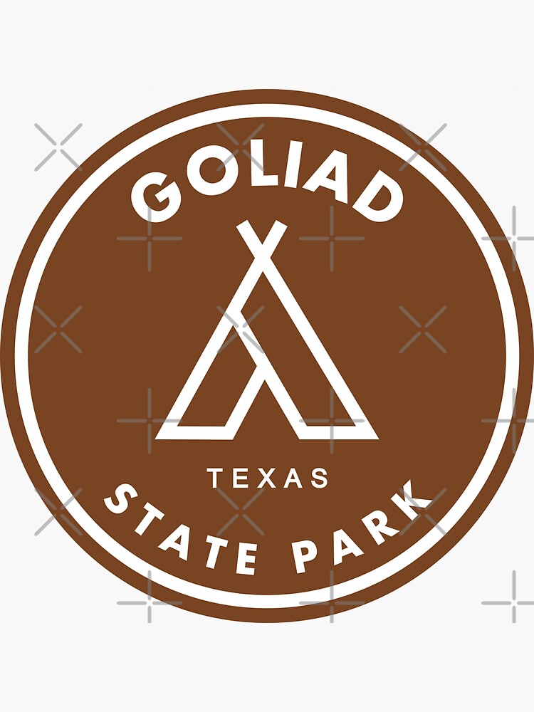 "Goliad State Park Texas Tent" Sticker for Sale by bivenart | Redbubble
