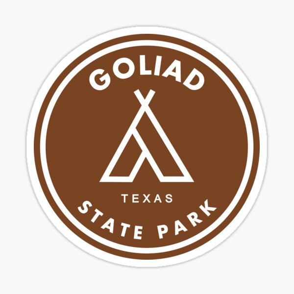 "Goliad State Park Texas Tent" Sticker for Sale by bivenart | Redbubble