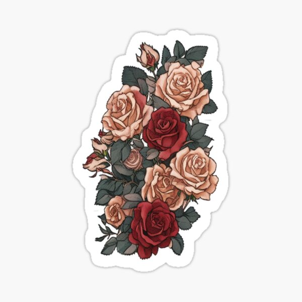 "Bloom Burst: Dried Flower" Sticker for Sale by ValleyDream | Redbubble