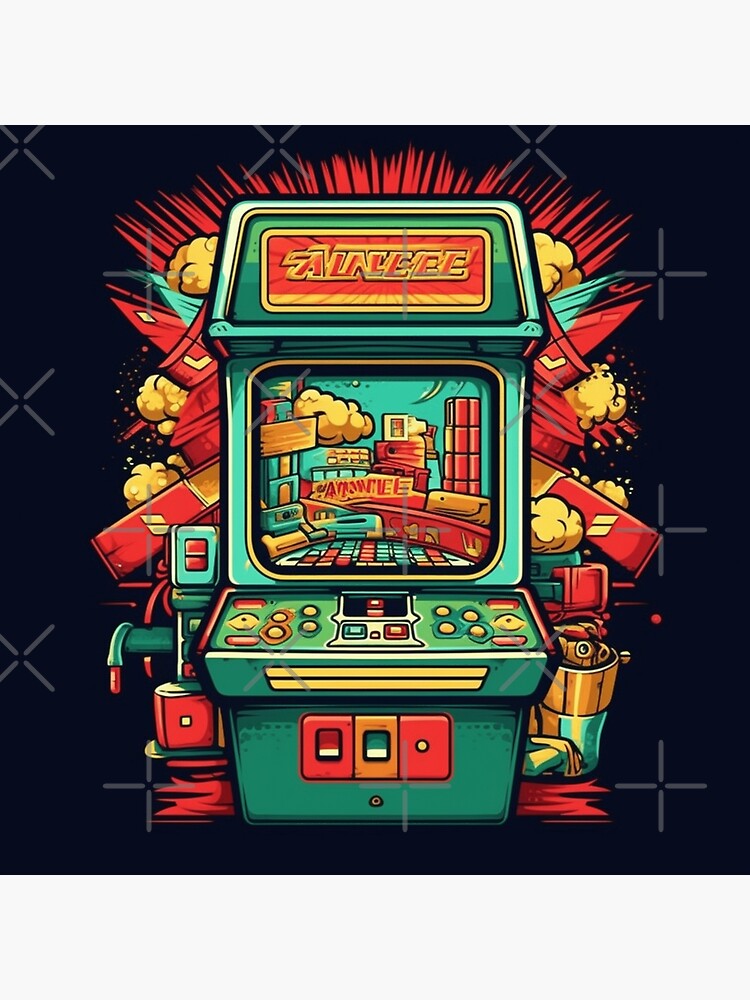Vintage Arcade Premium Matte Vertical Poster sold by Zany Macedonia ...