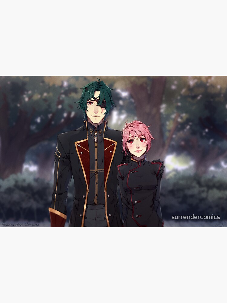 "Dimitri and Myra - Graduation Day" Sticker for Sale by surrendercomics ...