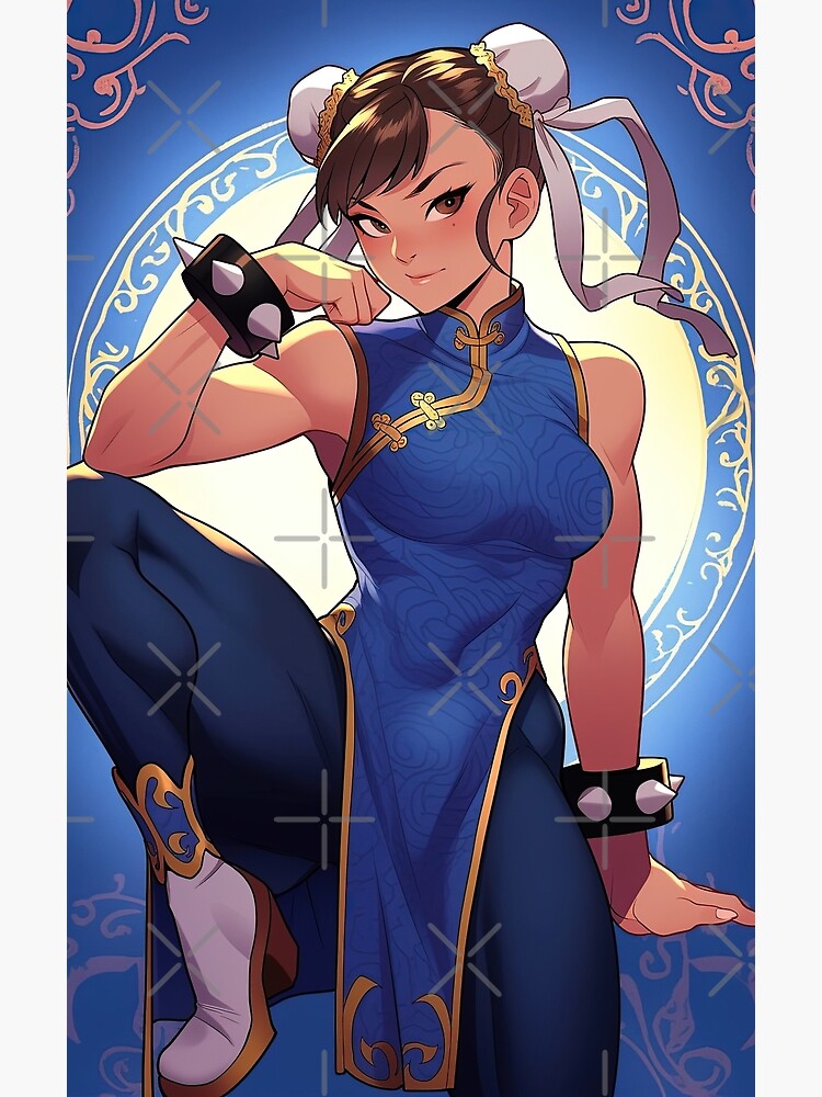 "Chun-Li Posing" Poster for Sale by aaronosuke | Redbubble