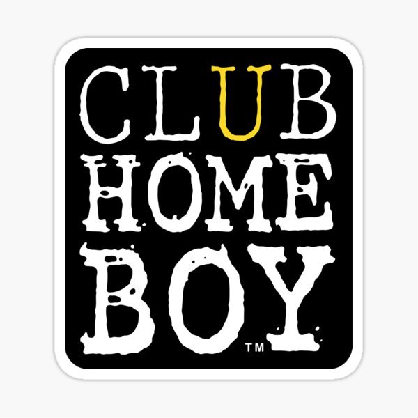 "Club Homeboy BMX Home Boy" Sticker for Sale by brocklarock | Redbubble
