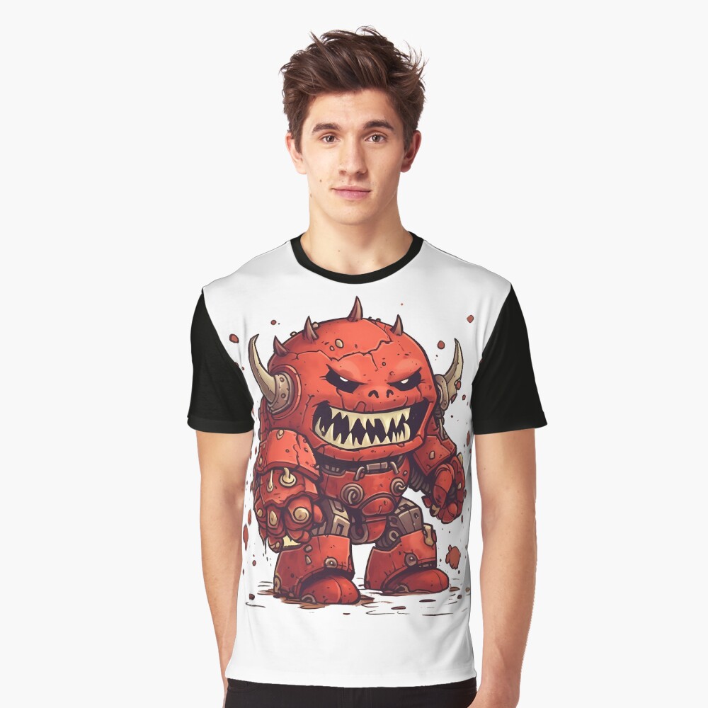 "Cute Chaos Space Marine (Khorne) " Sticker for Sale by shameshame ...