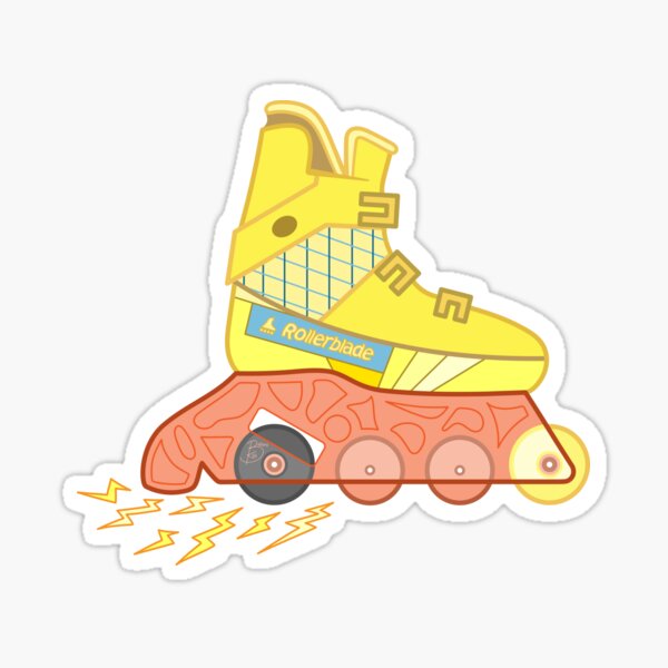 "Nostalgia Barbie Rollerblade -- Kira Variant" Sticker for Sale by ...