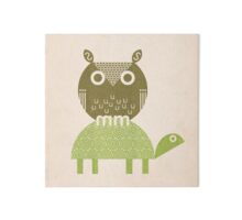 "owl and turtle" by Scott Partridge | Redbubble