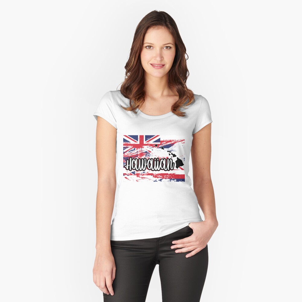 "Hawaiian Flag with Hawaiian islands " Sticker for Sale by J Uila ...