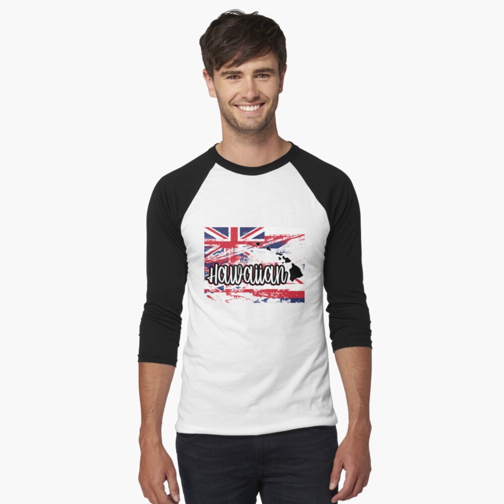 "Hawaiian Flag with Hawaiian islands " Sticker for Sale by J Uila ...