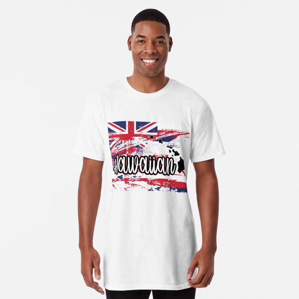 "Hawaiian Flag with Hawaiian islands " Sticker for Sale by J Uila ...