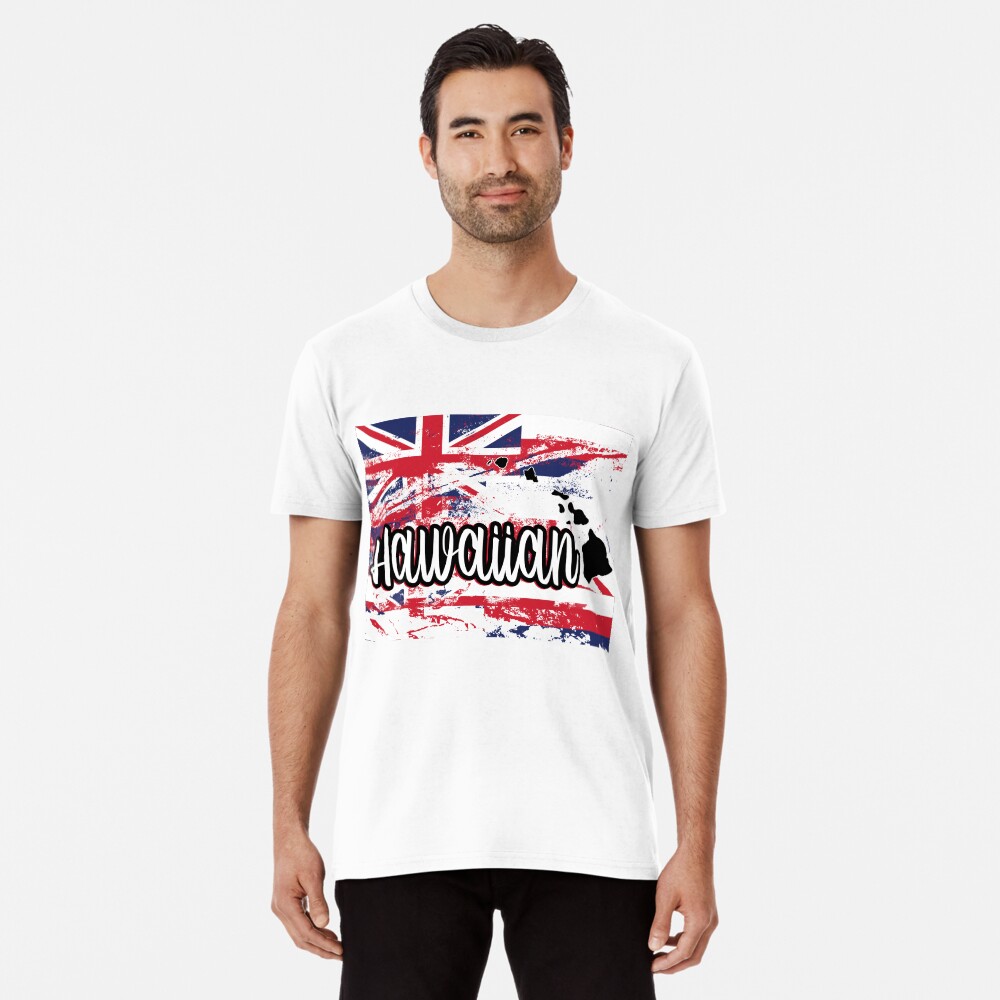 "Hawaiian Flag with Hawaiian islands " Sticker for Sale by J Uila ...