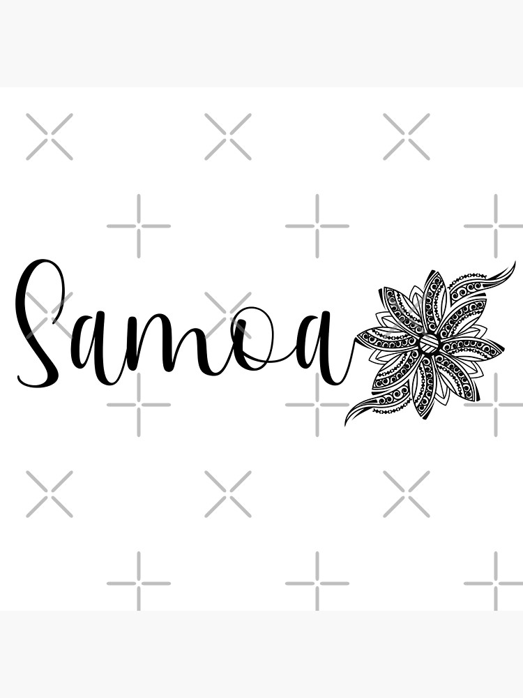 "Samoa Tribal flower" Poster for Sale by jasmine808 | Redbubble