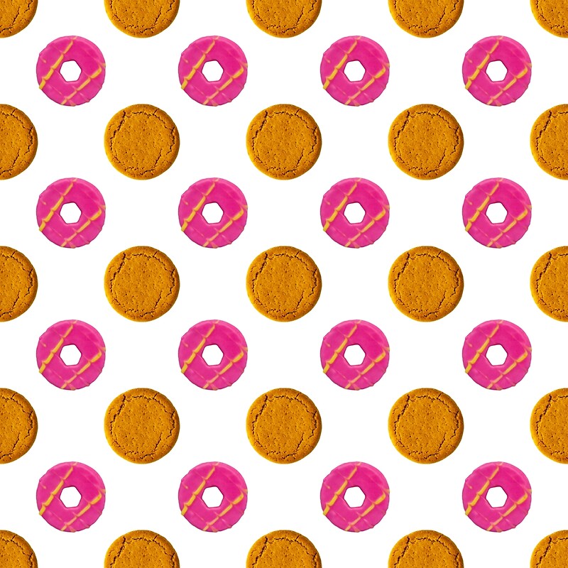 "Biscuit Polka Dots Pattern" by MarkUK97 | Redbubble