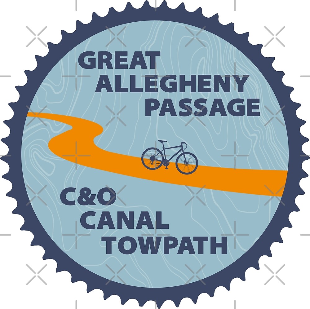 "Great Allegheny Passage C&O Canal Towpath Chain Ring" by esskay ...