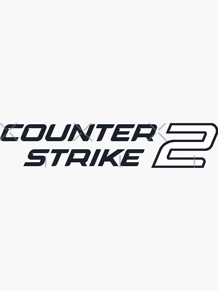 "Counter Strike 2 with Border" Sticker for Sale by mountaintech | Redbubble