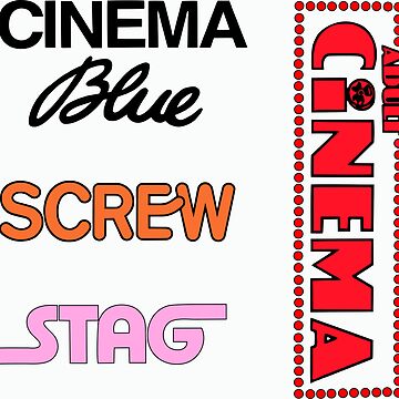 "Adult Magazine Logo Sticker Pack #1" Sticker for Sale by wildzerouk ...