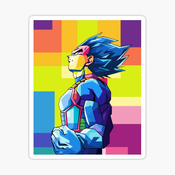 "Vegeta Dragonball " Sticker for Sale by Japanese art | Redbubble