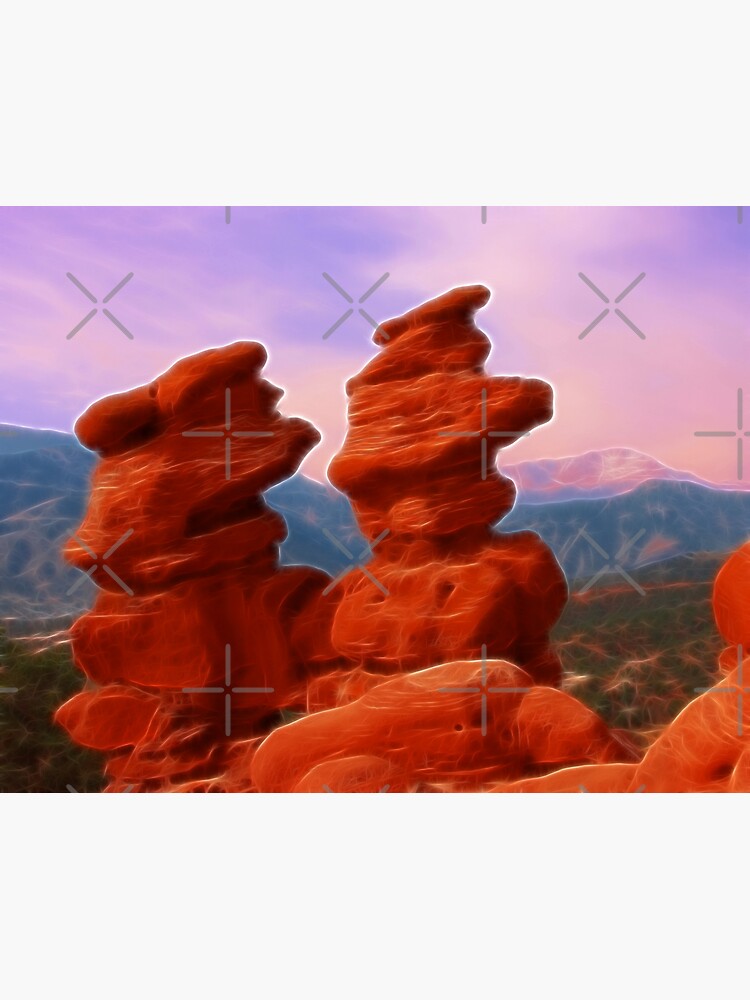 "Twin Rocks" Poster for Sale by Beverlytazangel | Redbubble