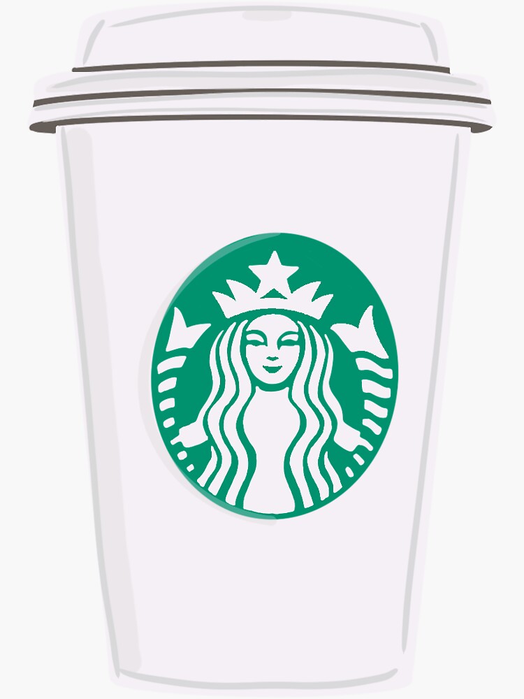 "Starbucks Cup" Sticker for Sale by smlynchart | Redbubble