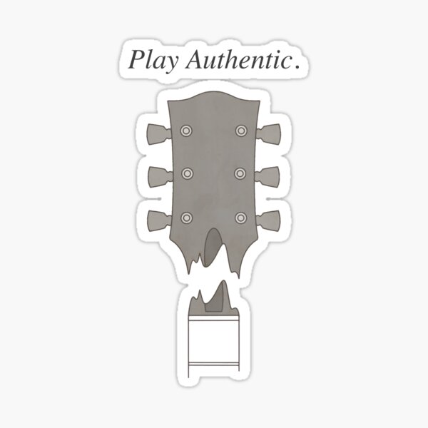 "Play Authentic... no copyright infringement this time." Sticker for ...