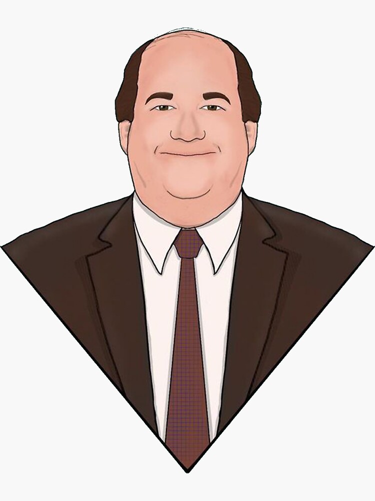 "Kevin Malone from The Office " Sticker for Sale by Iliketurtlzzz ...
