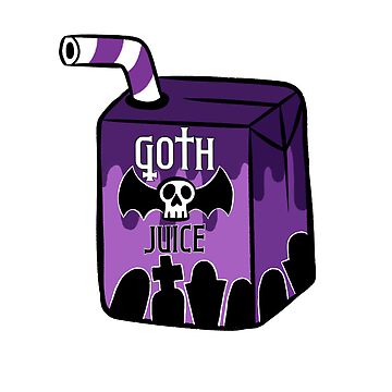 "Goth Juice " Sticker for Sale by CookiesCrypt | Redbubble
