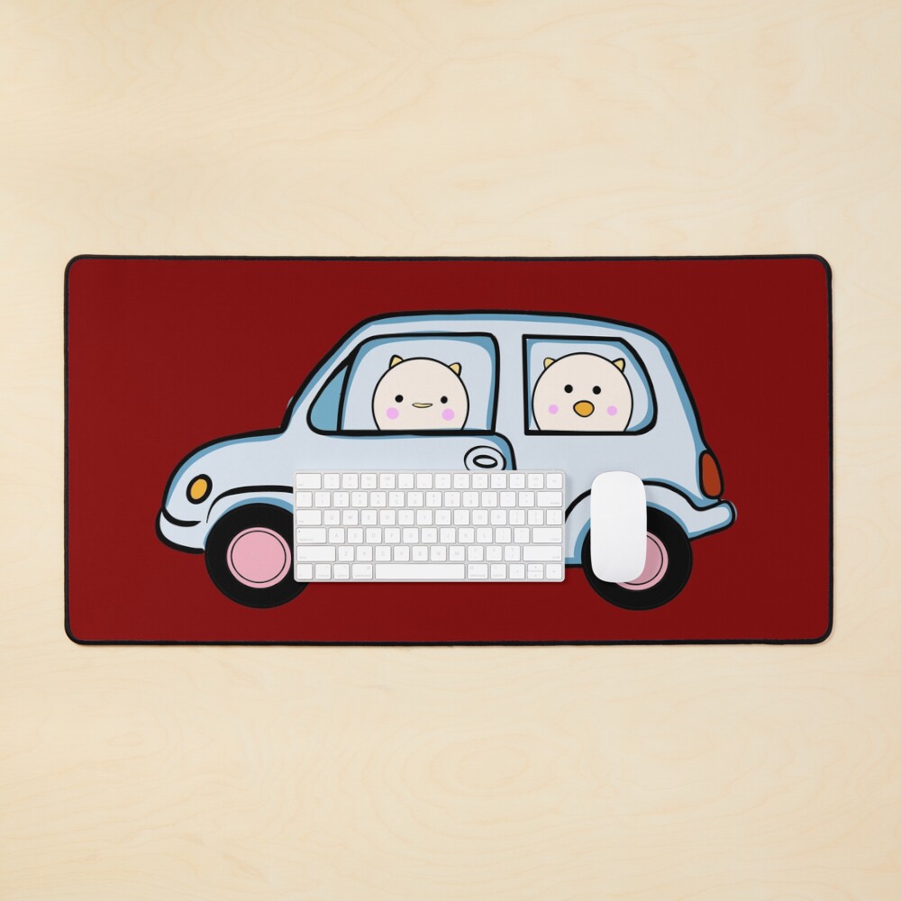 "Cute cartoon car illustration " Sticker for Sale by PinkSeaside ...