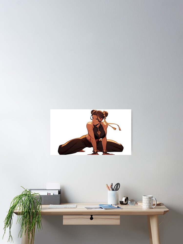 "Black colour outfit Chun-Li " Poster for Sale by aaronosuke | Redbubble