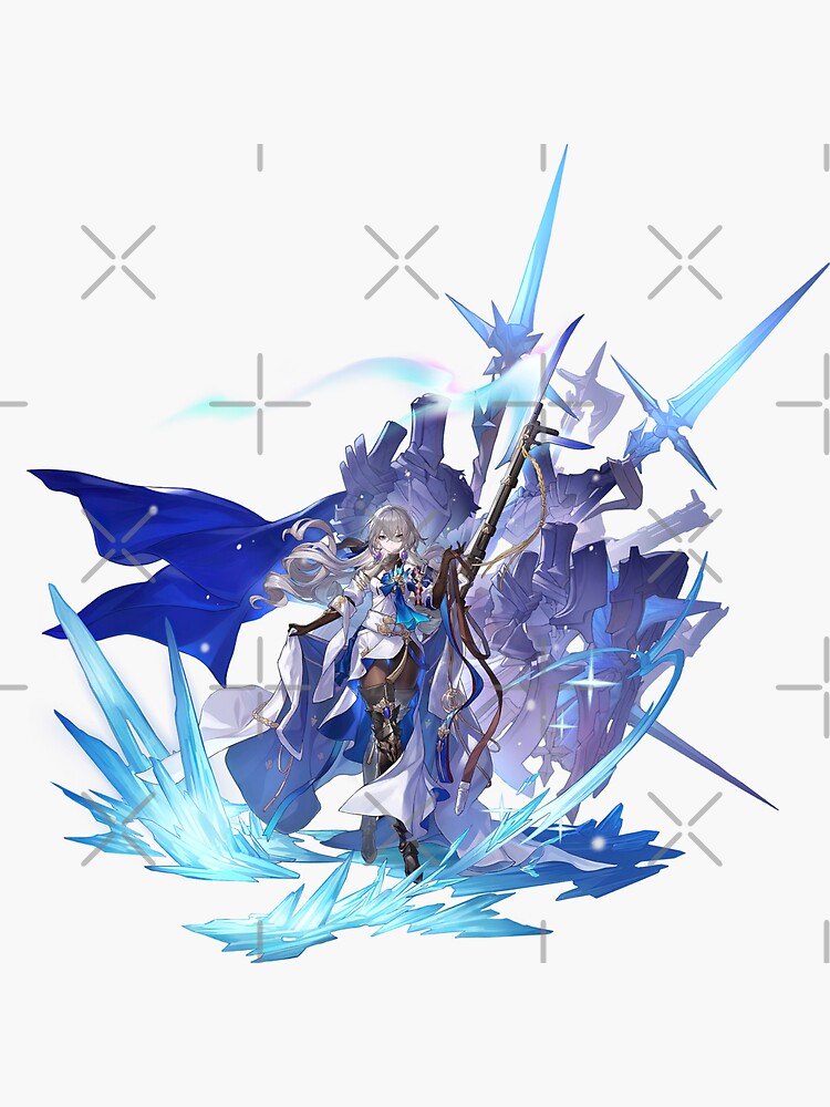 "Bronya Honkai Star Rail" Sticker for Sale by Saikishop | Redbubble