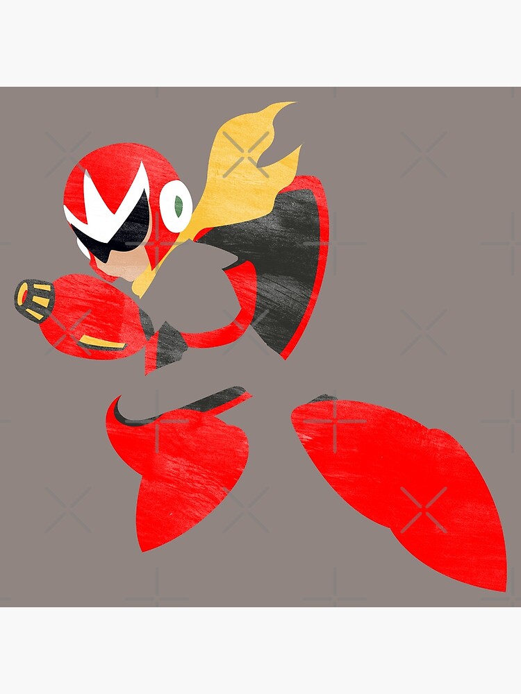 "Project Silhouette 2.0: Proto Man" Poster by innergeekdesign | Redbubble