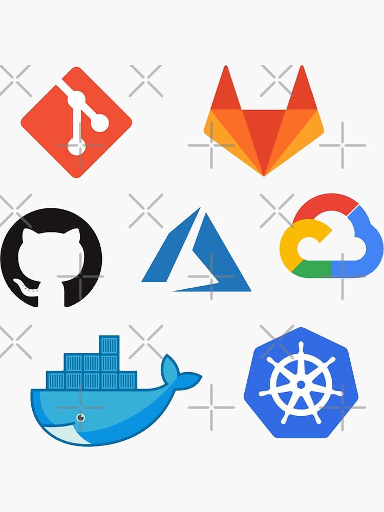 "Kubernetes DevOps Pack" Sticker for Sale by TechTeez | Redbubble