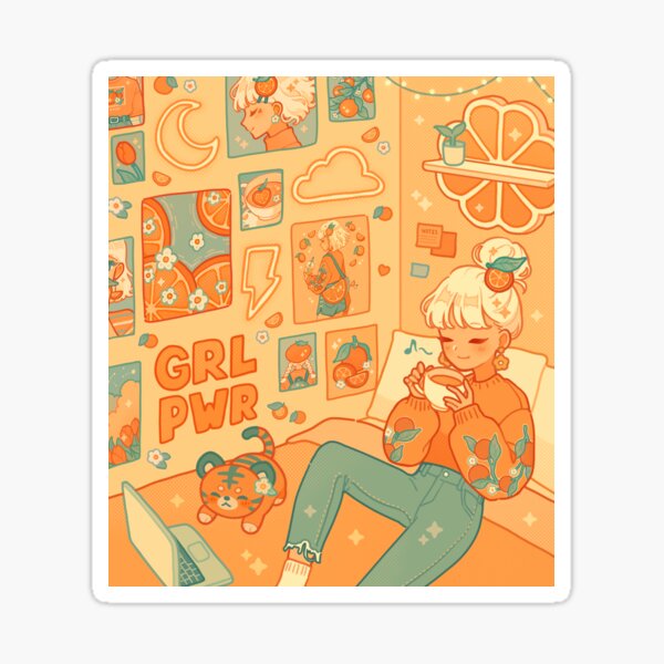 "cozy corner" Sticker for Sale by freshbobatae | Redbubble