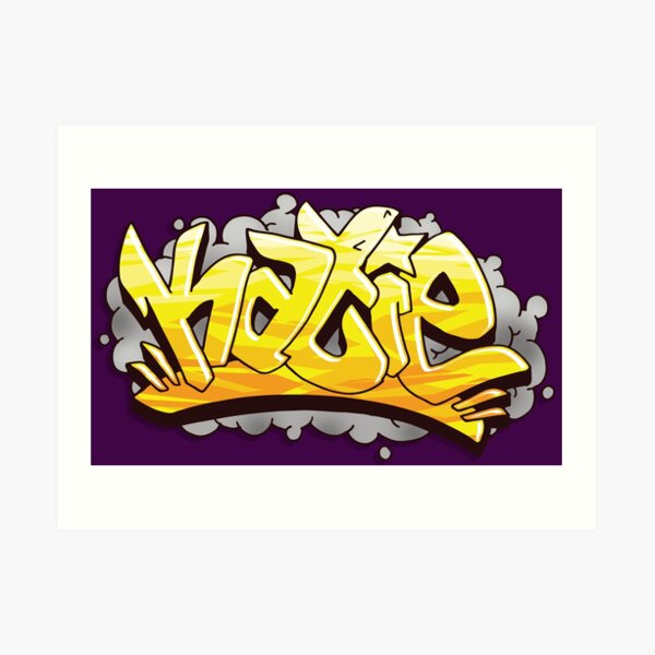 "Katie Graffiti lettering" Art Print by NameGraffiti | Redbubble