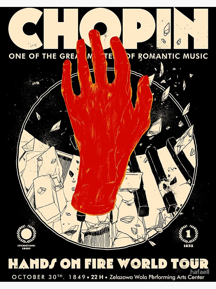 "Chopin" Poster for Sale by hafaell | Redbubble