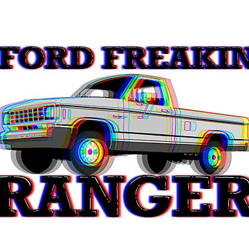 "Ford Freakin Ranger Glitch" Sticker for Sale by Tashab-chill | Redbubble