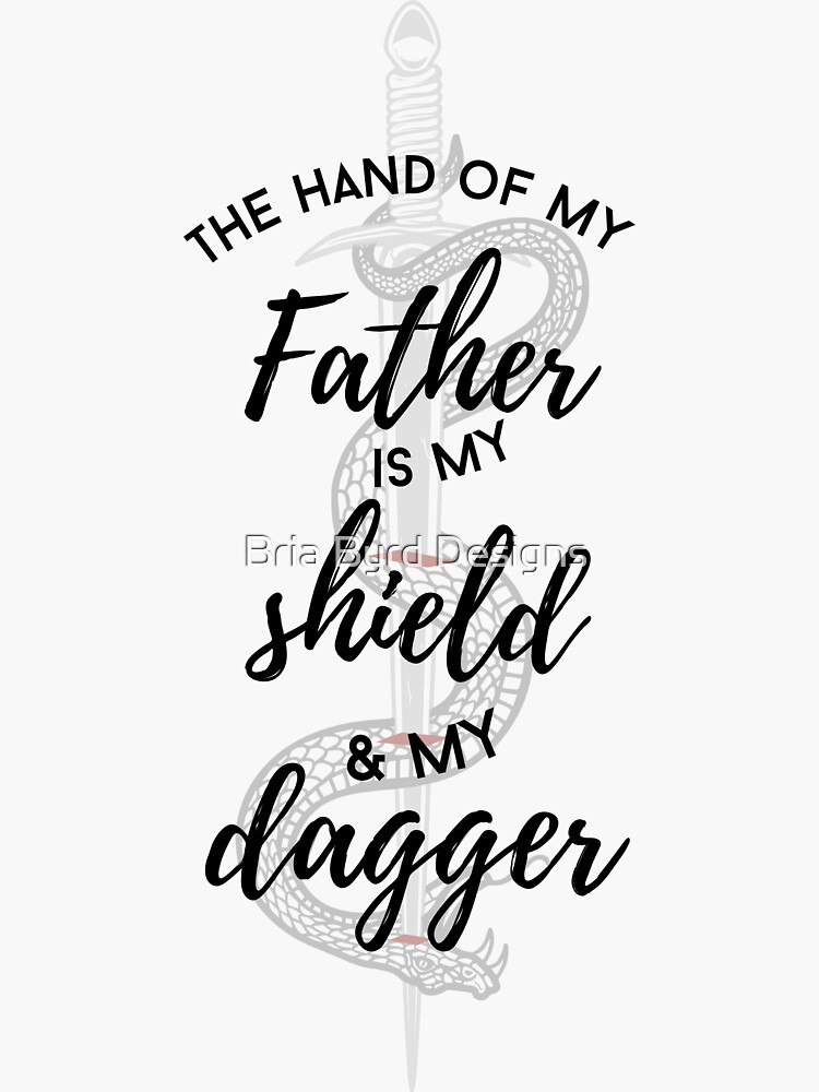 "Shield & Dagger" Sticker for Sale by Bfiggins | Redbubble