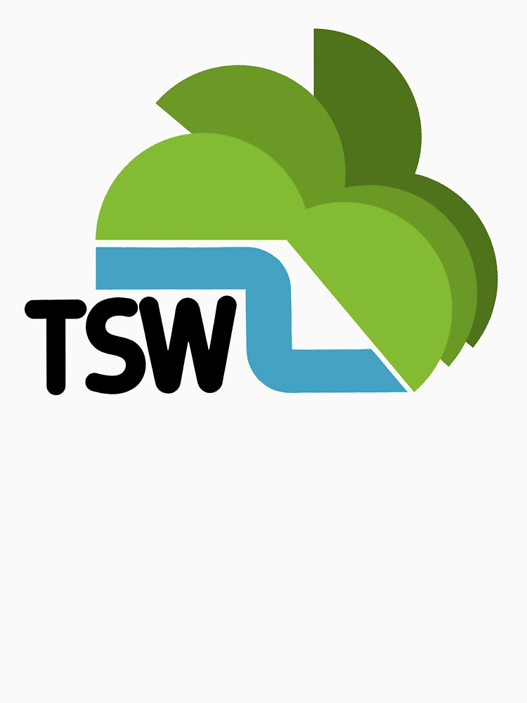 "TSW - logo only, black" T-shirt by indy125 | Redbubble