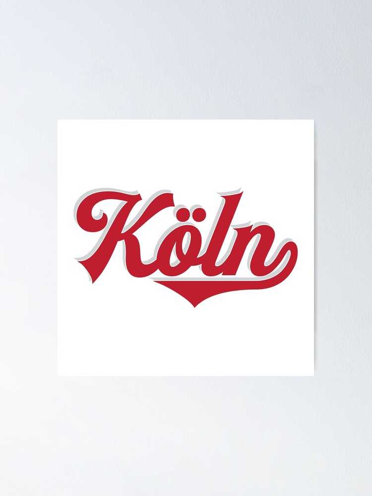 "Köln - Cologne - Germany - Vintage Sports Typography" Poster by Urban ...